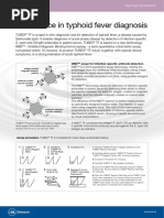 TUBEX Test: Typhoid Fever Detection | PDF | Wellness