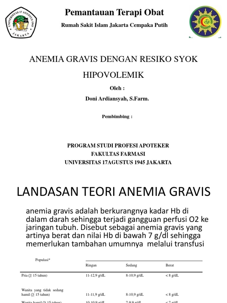 Anemia Gravis | PDF