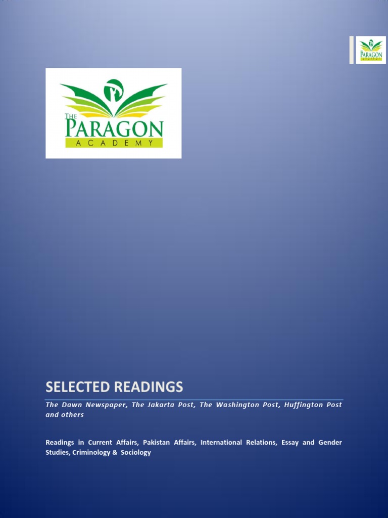 Selected Readings | PDF | Pakistan | South Asia