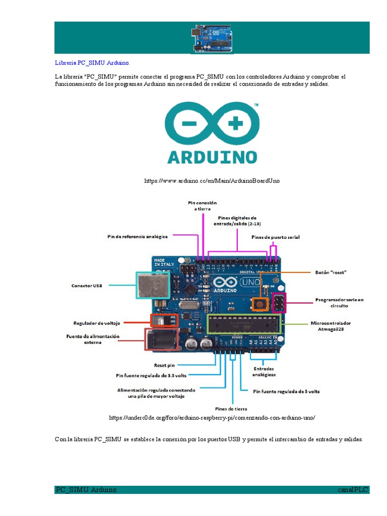 PC Simu Arduino | Descargar gratis PDF | Arduino | Programa de computadora