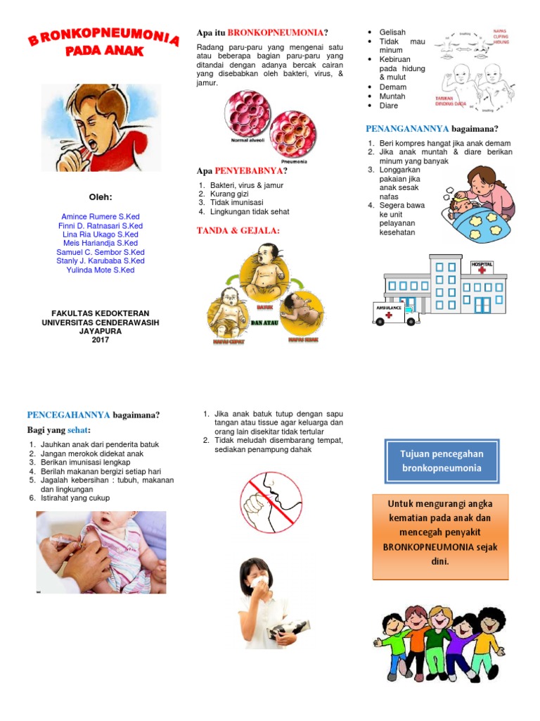 Leaflet Bronkopneumonia | PDF