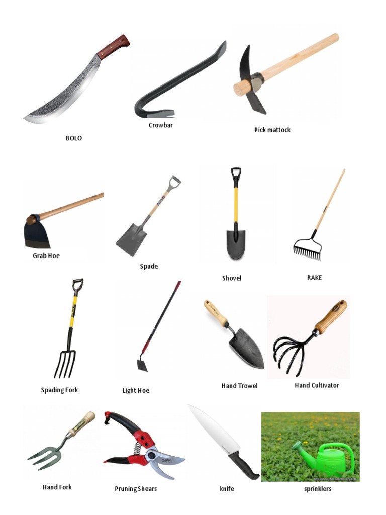 Farm Tools | PDF | Landscape Architecture | Gardening