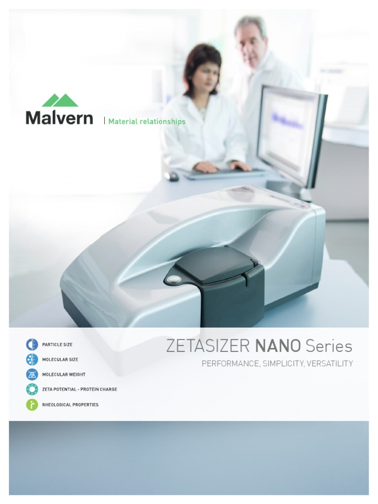 Zetasizer Nano Z | PDF | Rheology | Viscosity