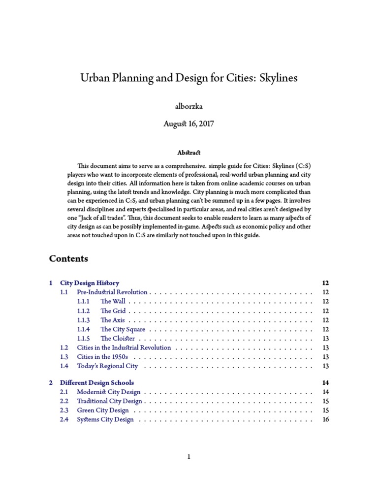 Urban Planning Guide | PDF | Traffic | Public Transport