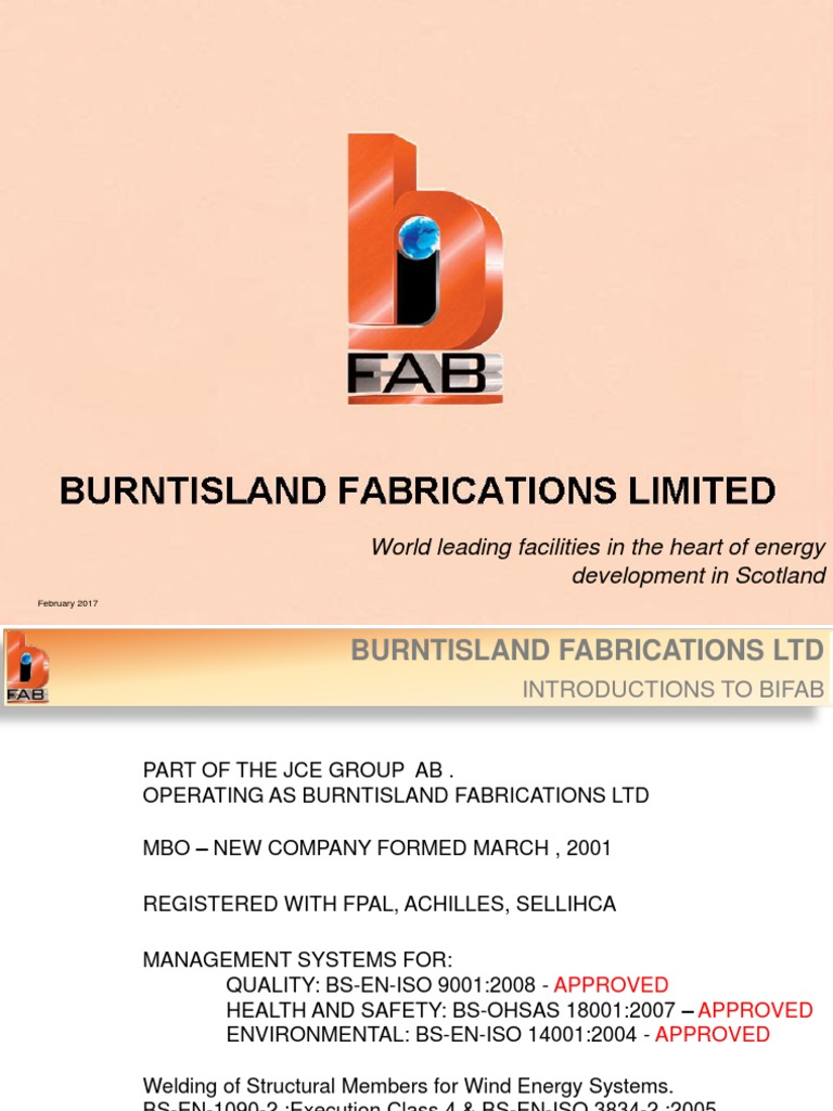 BiFab Presentation | PDF | Offshore Wind Power | Wind Farm