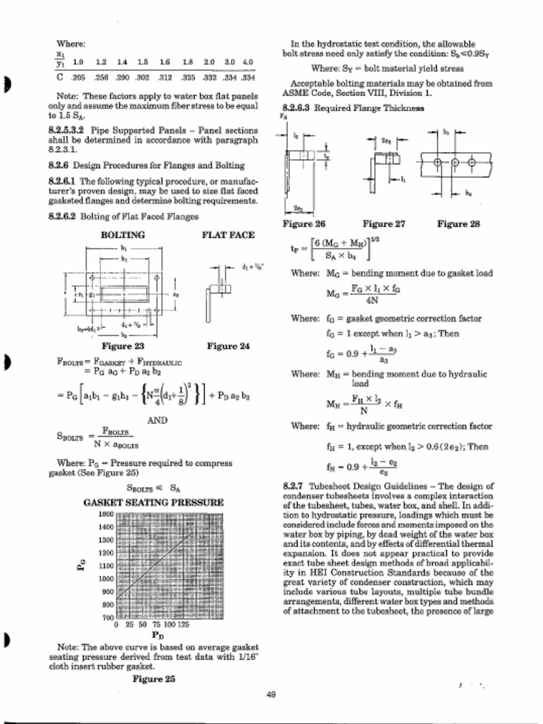 Rectangular Tubesheet Design Guideline by HEI | PDF | Technology ...
