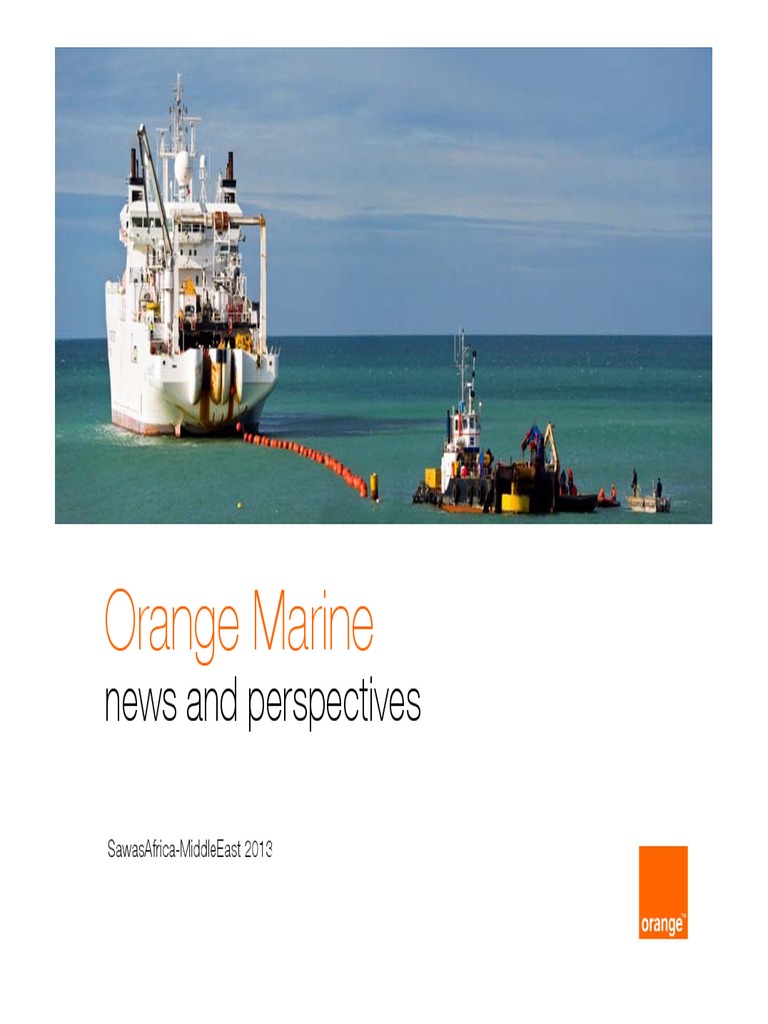 1 - Orange - Marine - Raynald Leconte | PDF | Ships | Energy And Resource