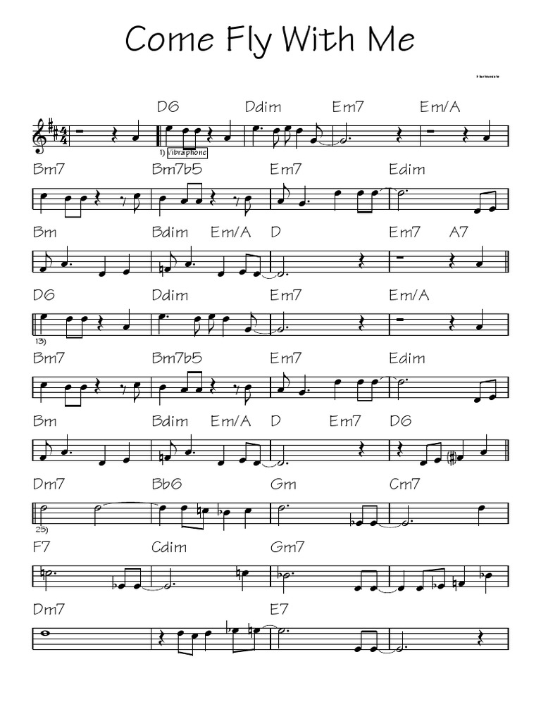 Come Fly With Me | PDF