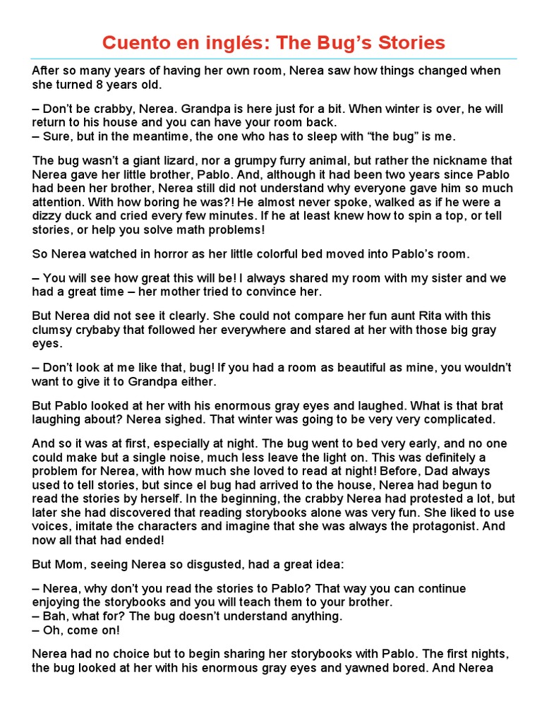 The Bug's Story | PDF | Leisure