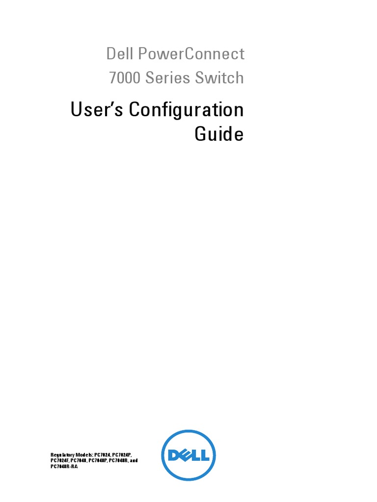 Powerconnect-7024 User's Guide En-Us | PDF | Internet Protocols ...
