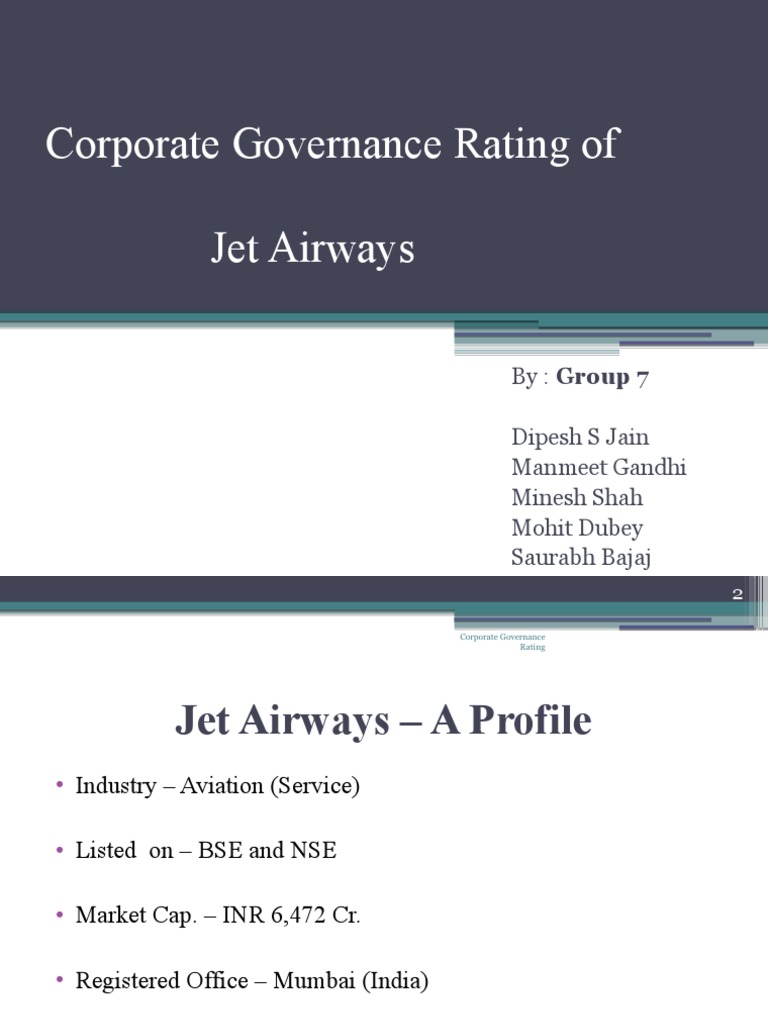 Corporate Governance Rating of Jet Airways | PDF | Corporate Governance ...