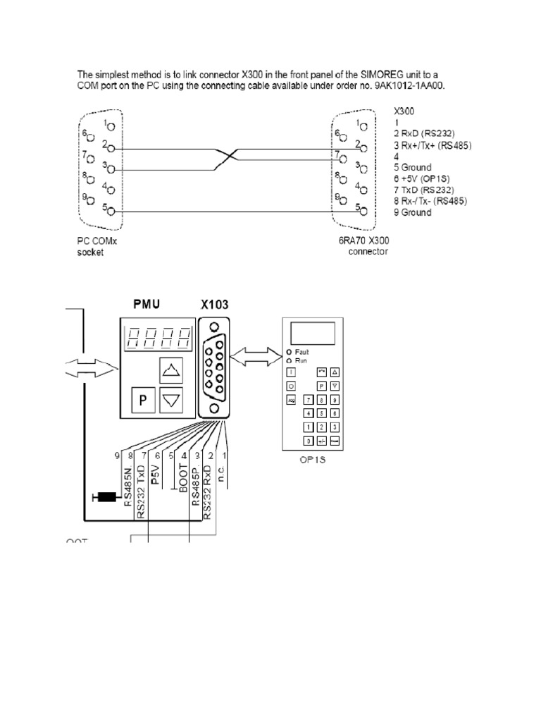 PG PC Connection 6RA70 & Simovert