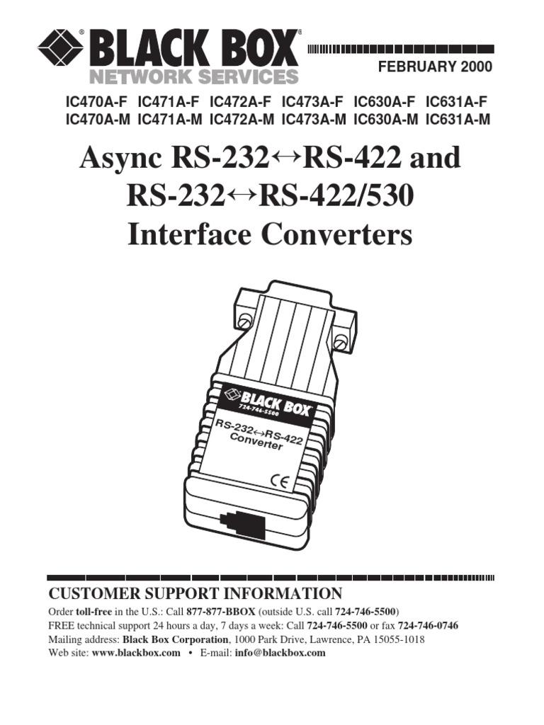Async RS-232 RS-232 Interface Converters | PDF | Electrical Connector ...