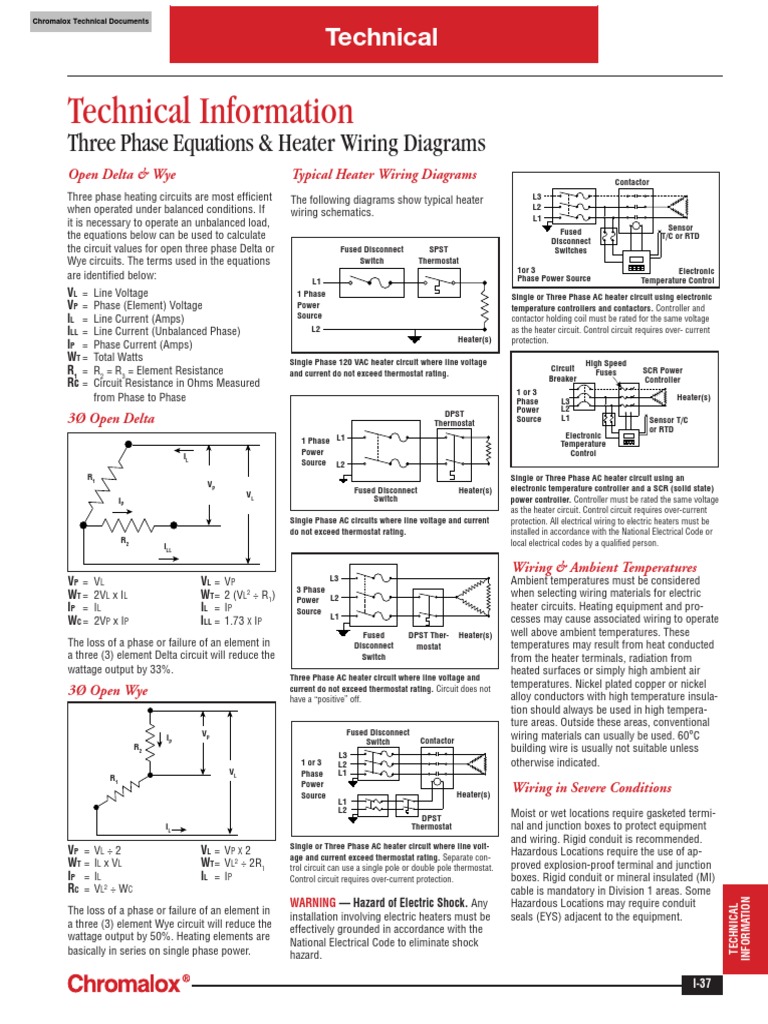 Electrical Wiring Theory Three Phase Equations Wiring Diagrams | PDF ...