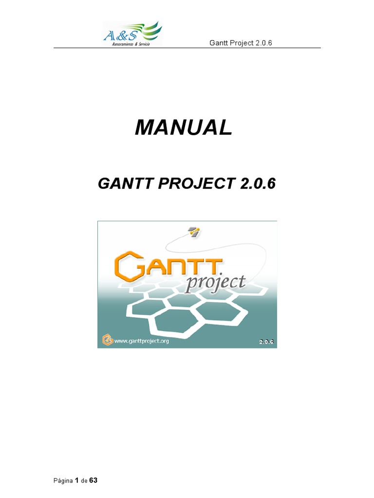 Manual GanttProject | Descargar gratis PDF | Software libre | Programa de computadora