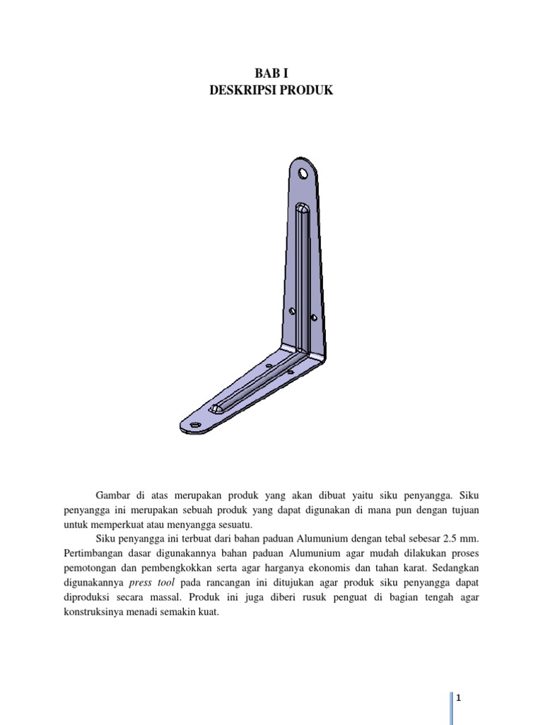 Pembuatan Punch Dan Dies Untuk Siku Penyangga | PDF