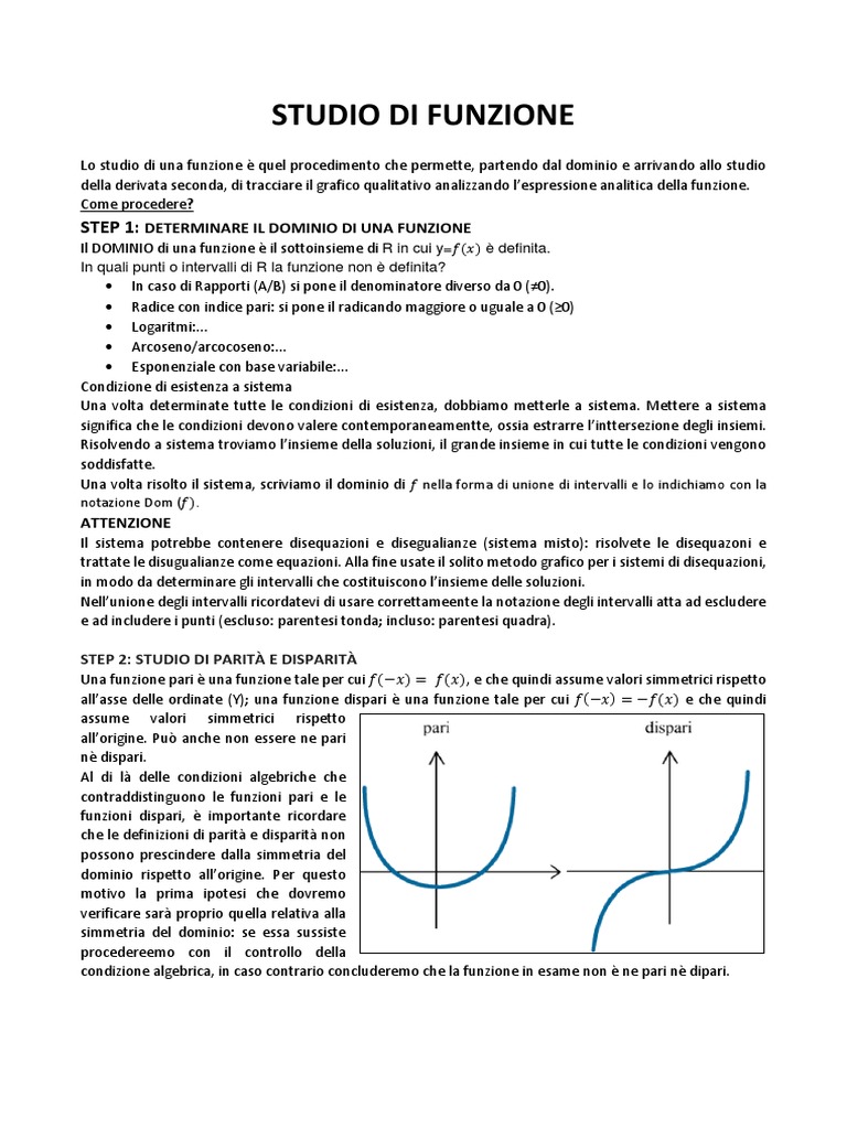 Studio Di Funzione