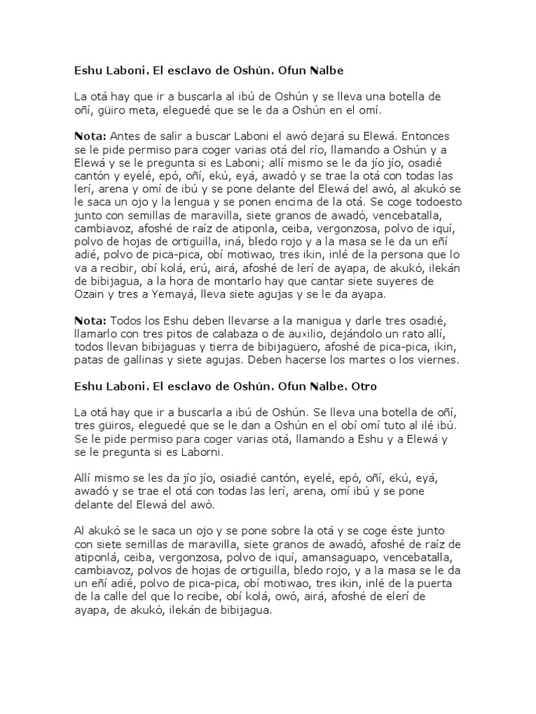 Eshu Laboni (Eduardo) | Ocio | Entretenimiento (general)