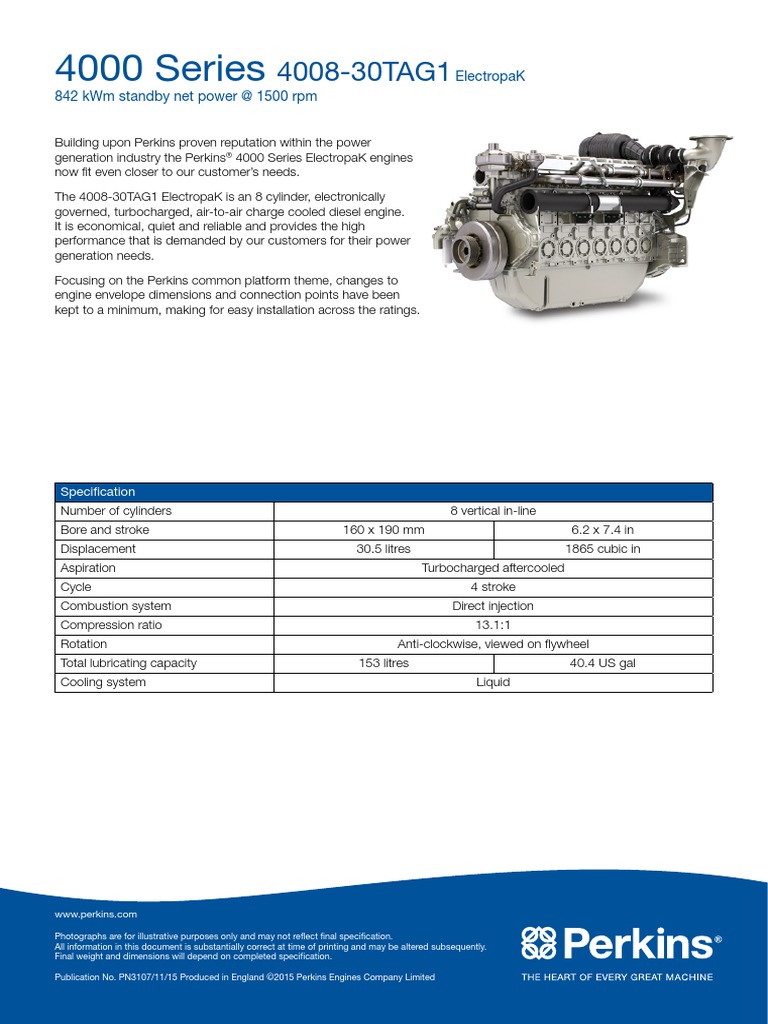 (Perkins) CM20151126-34597-58095 | PDF | Diesel Engine | Vehicle Parts