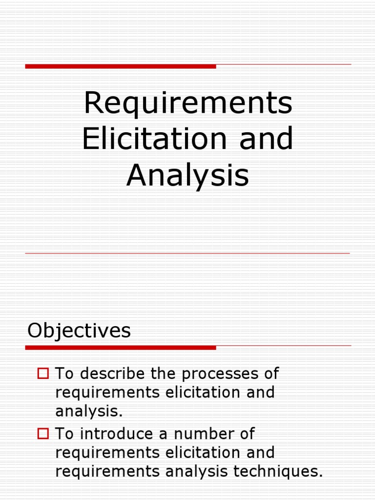 Elicitation and Analysis | PDF | Emergence | Systems Theory