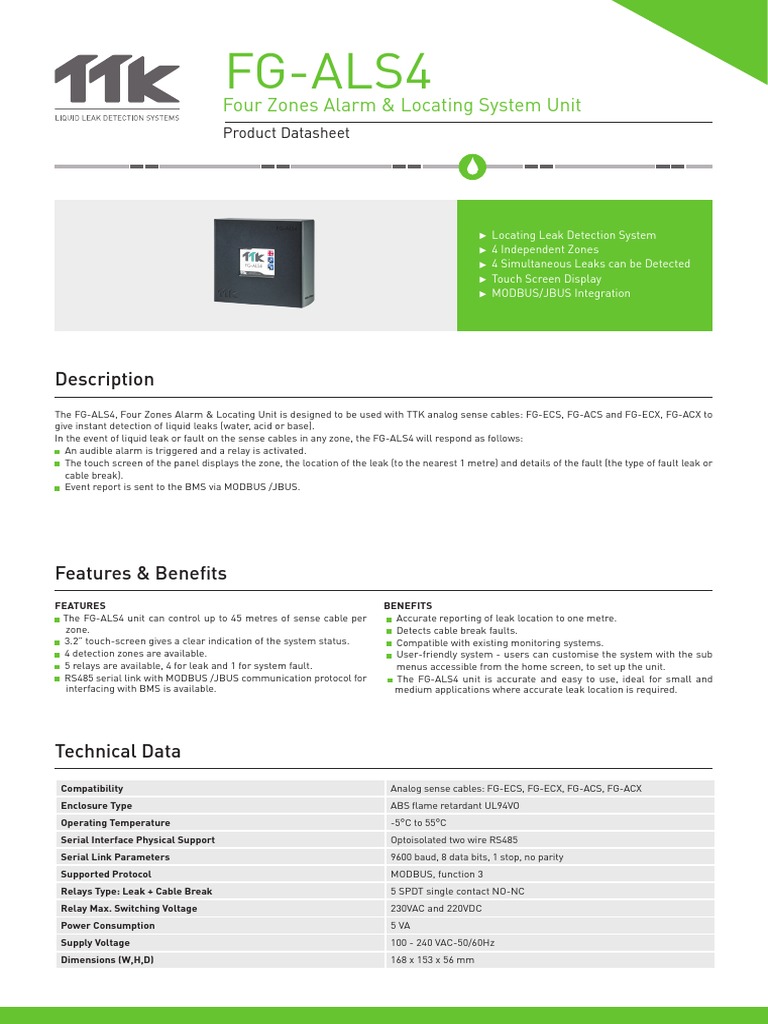 FG-ALS4-EN - v1 3 1 | PDF | Relay | Touchscreen