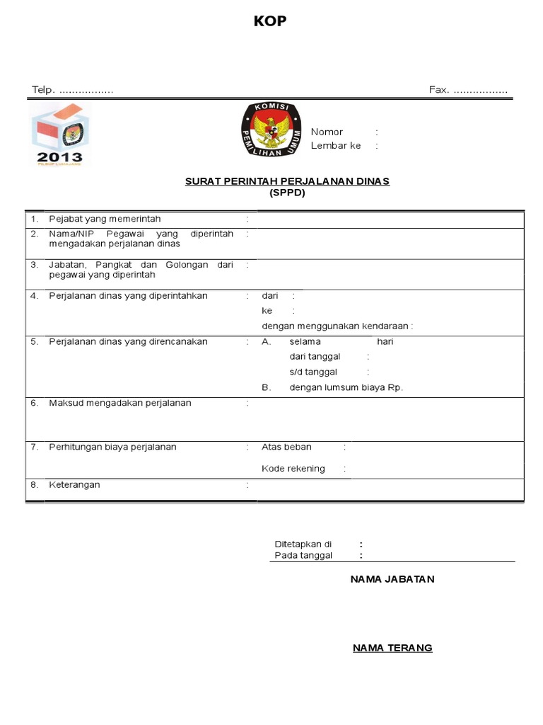 Template SPPD Pps | PDF