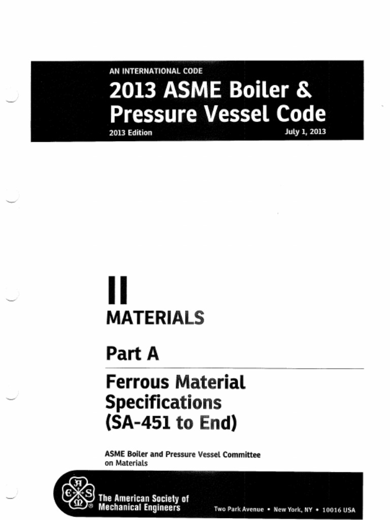 ASME Sec II A VOL-2 2013 PDF | PDF