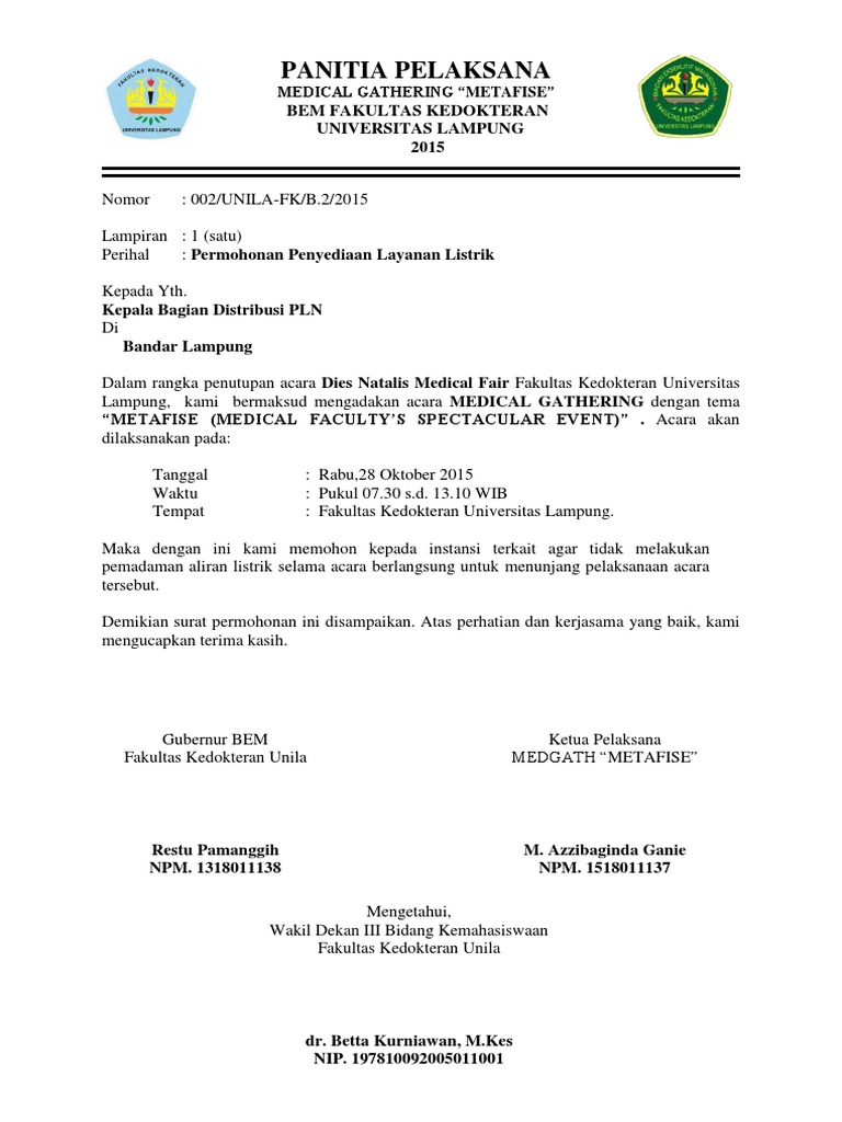 Surat Izin PLN | PDF