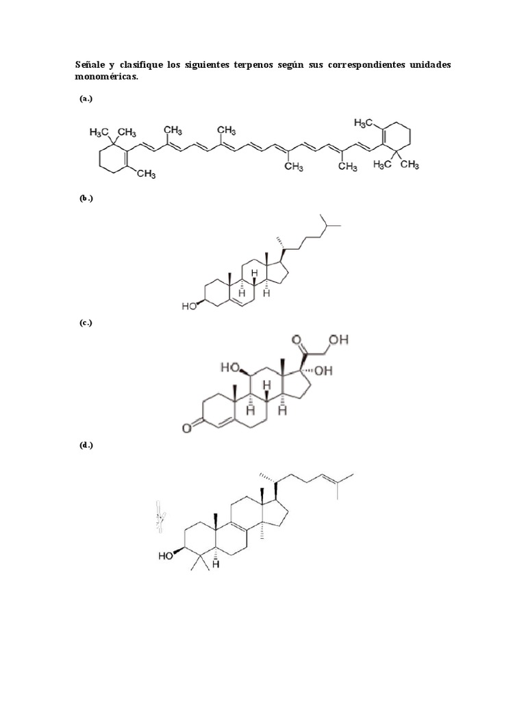 Ejercicio Terpenos Pdf
