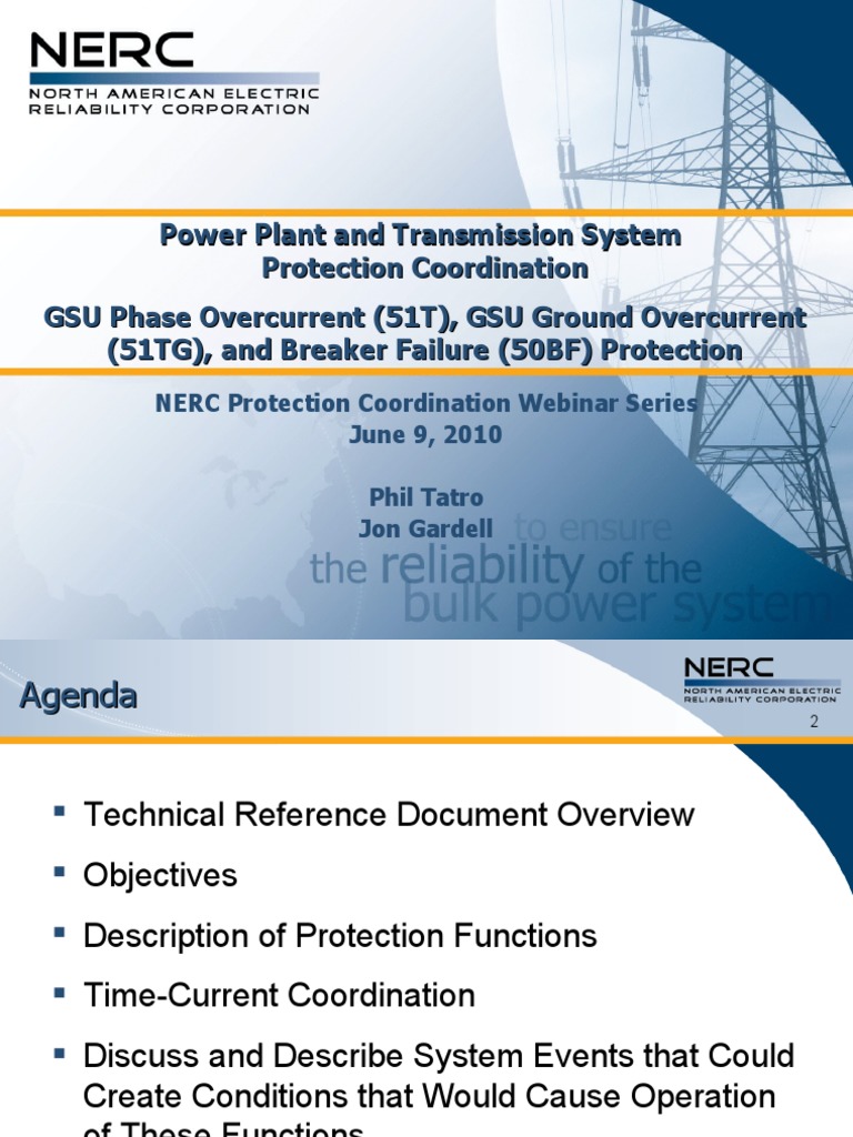 Nerc Bulletin | PDF | Relay | Transformer