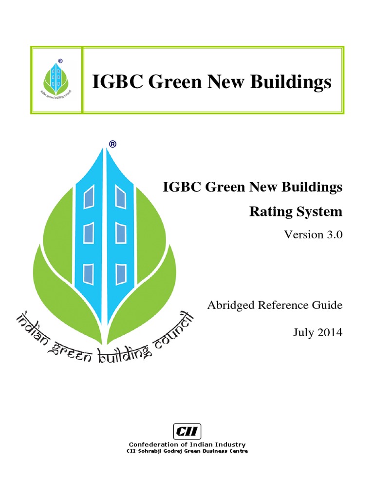 IGBC Green New Buildings Rating System (Version 3.0) PDF | PDF | Green ...