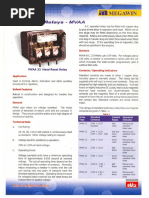 MVAA Aux. Relay Manual | PDF | Relay | Direct Current
