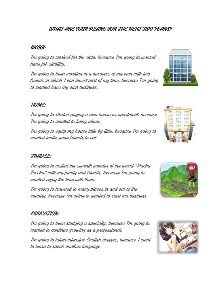 Plans for the Next Two Years | PDF