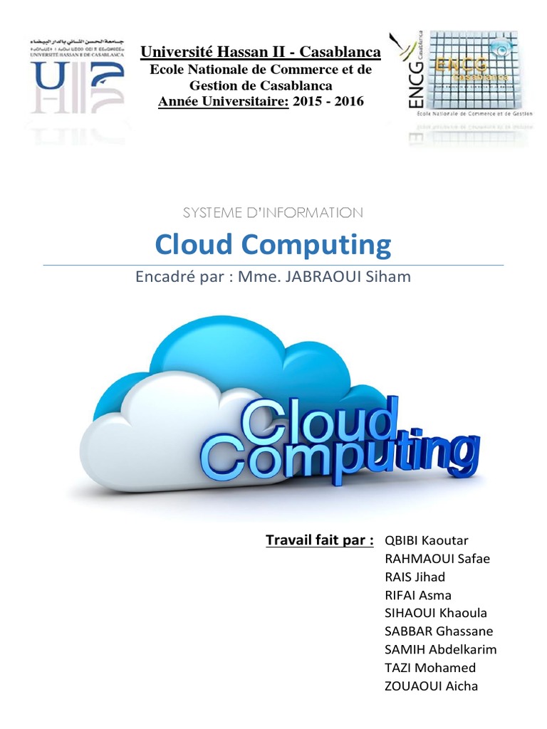 Cloud Computing | PDF | Logiciel en tant que service | Cloud computing