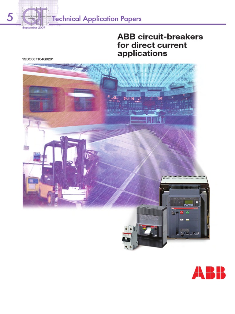 Technical Application Papers Nº5-ABB Circuit Breakers For DC ...