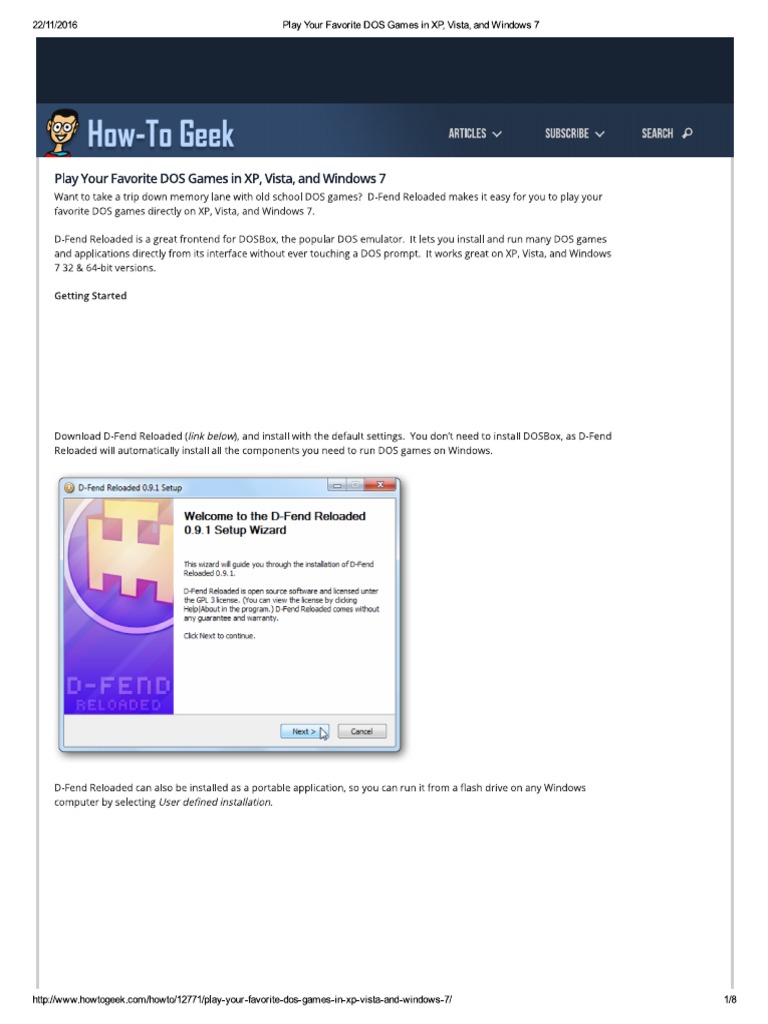 D Fend Reloaded 1.4.4 Manual | PDF
