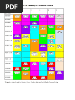 1st Grade Daily Schedule 2025 | PDF