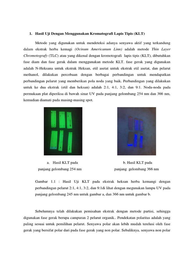 Hasil Dan Pembahasab KLT Dan Kolom | PDF