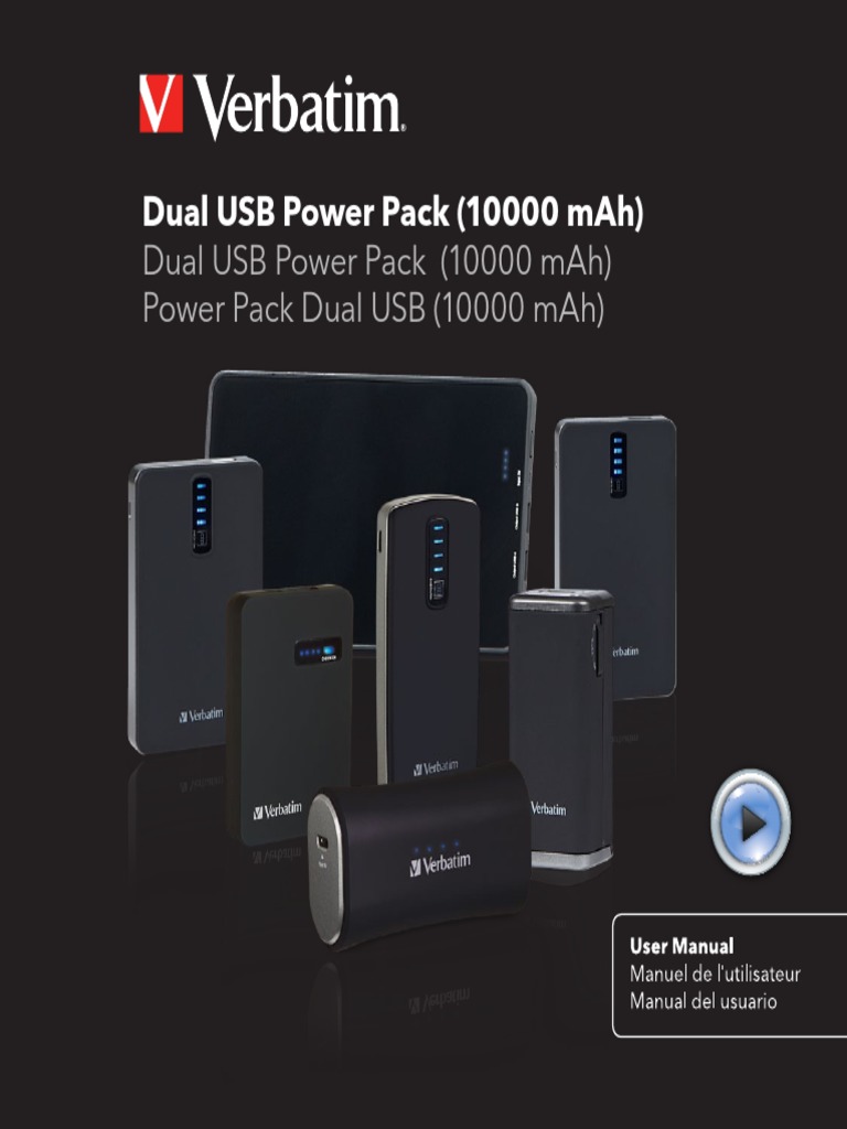 Dual Usb Power Pack (10000 Mah) Power Pack Dual Usb (10000 Mah) | PDF