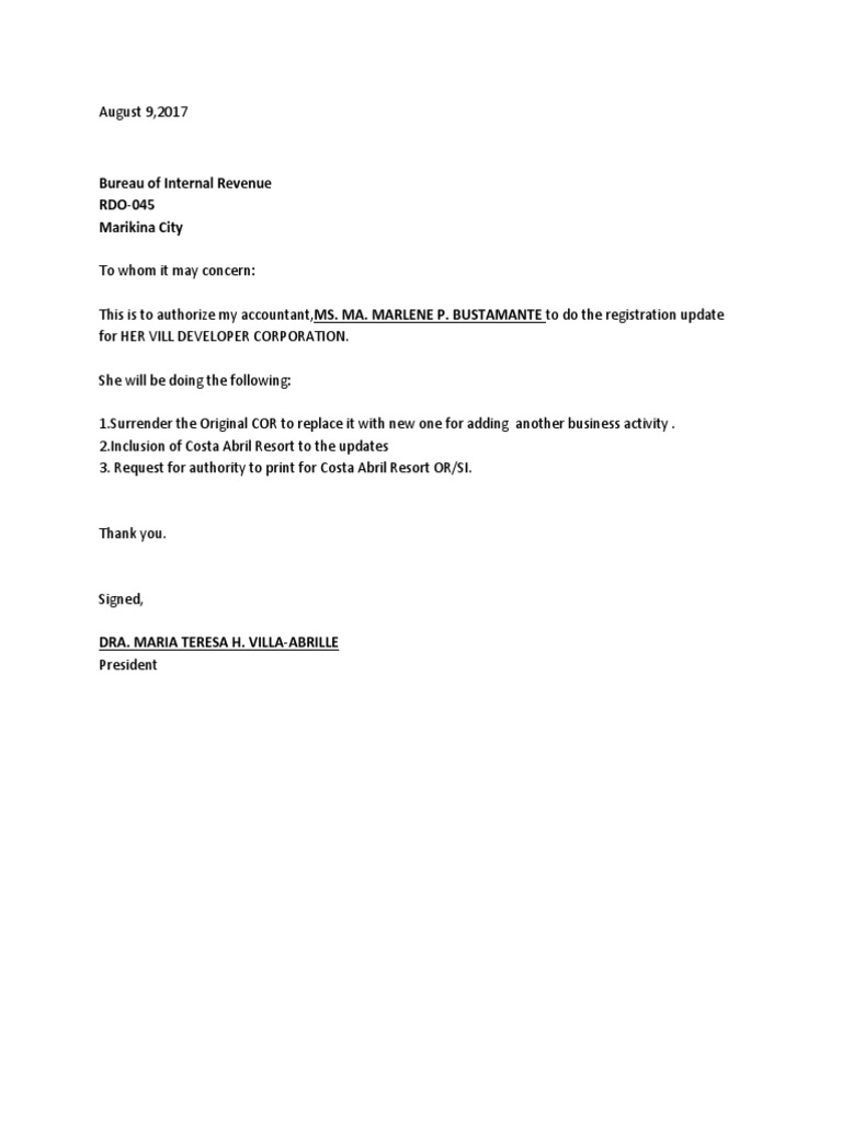 Bureau of Internal Revenue RDO-045 Marikina City | PDF