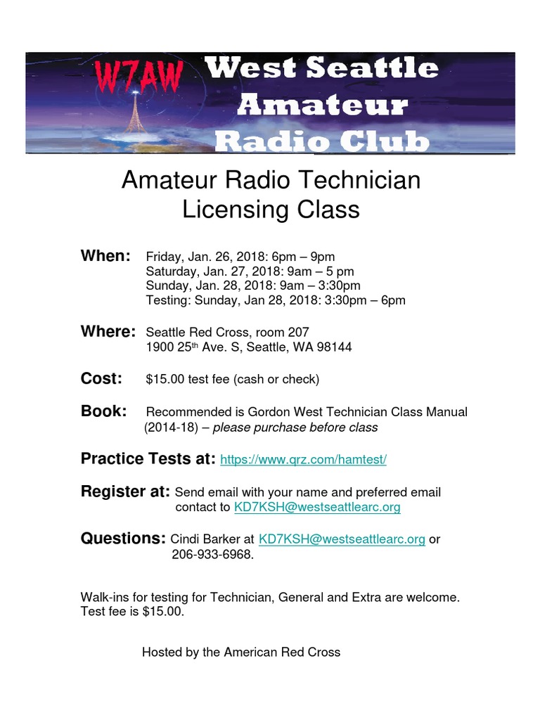 Amateur Radio Classes | PDF