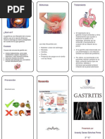 Triptico Gastritis | PDF