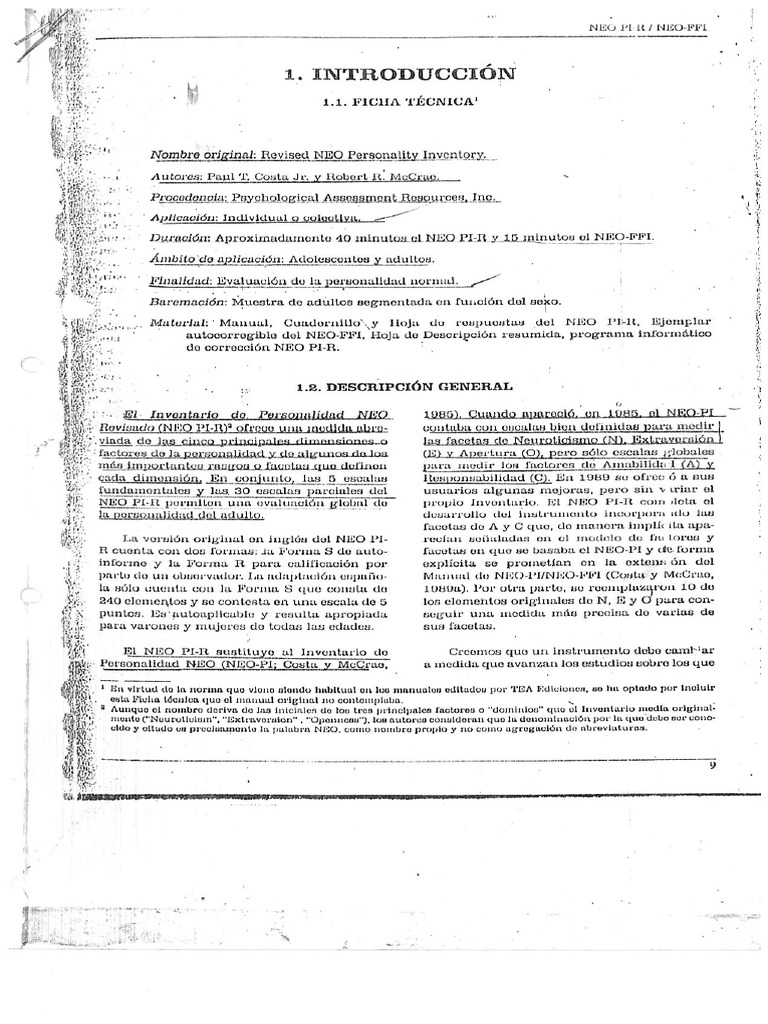 454144042.ficha Técnica Neo FFI PDF | PDF