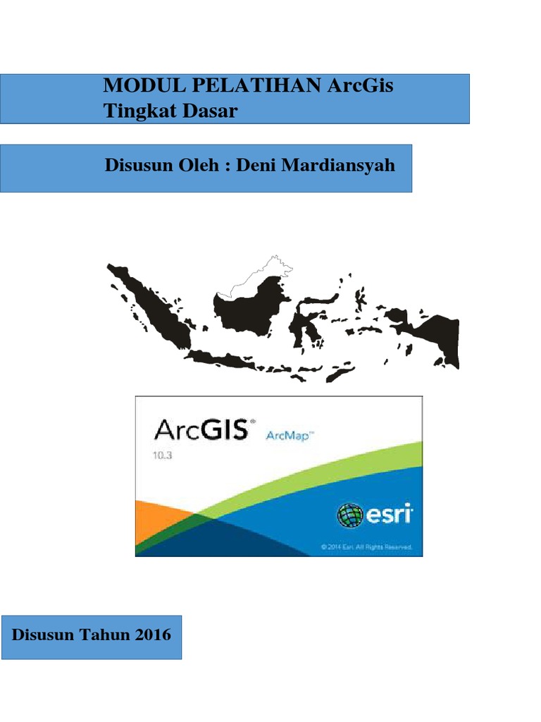 Modul Pelatihan Arcgis Tingkat Dasar | PDF