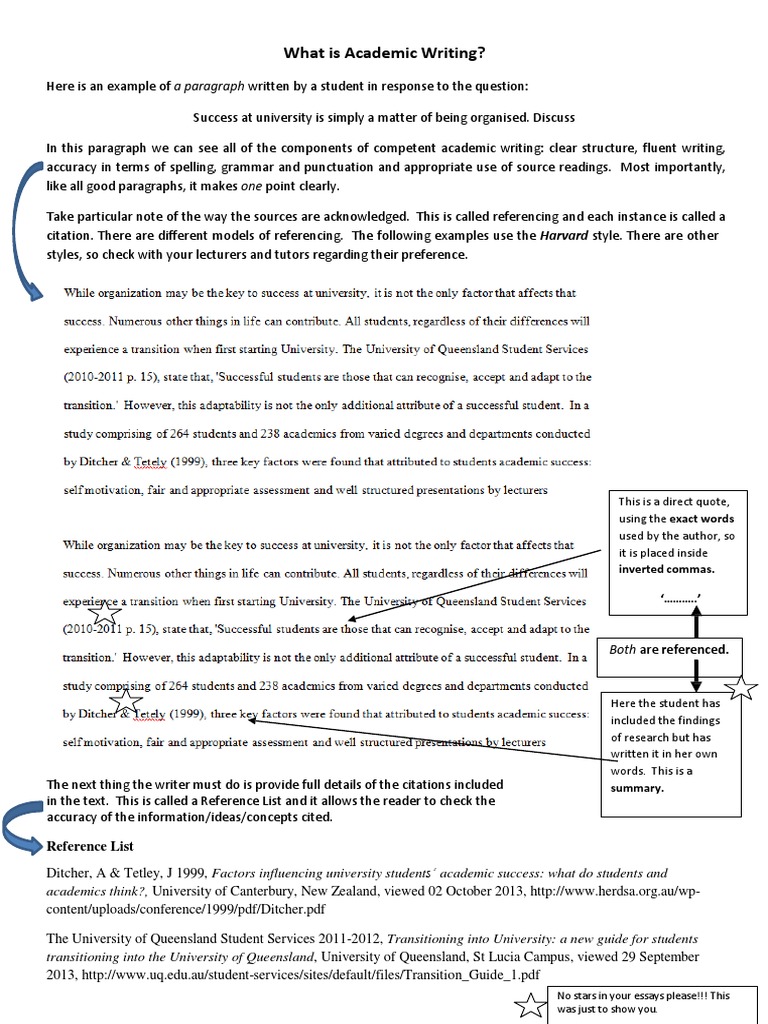 Understanding Academic Writing Essentials | PDF | Citation | Cognition