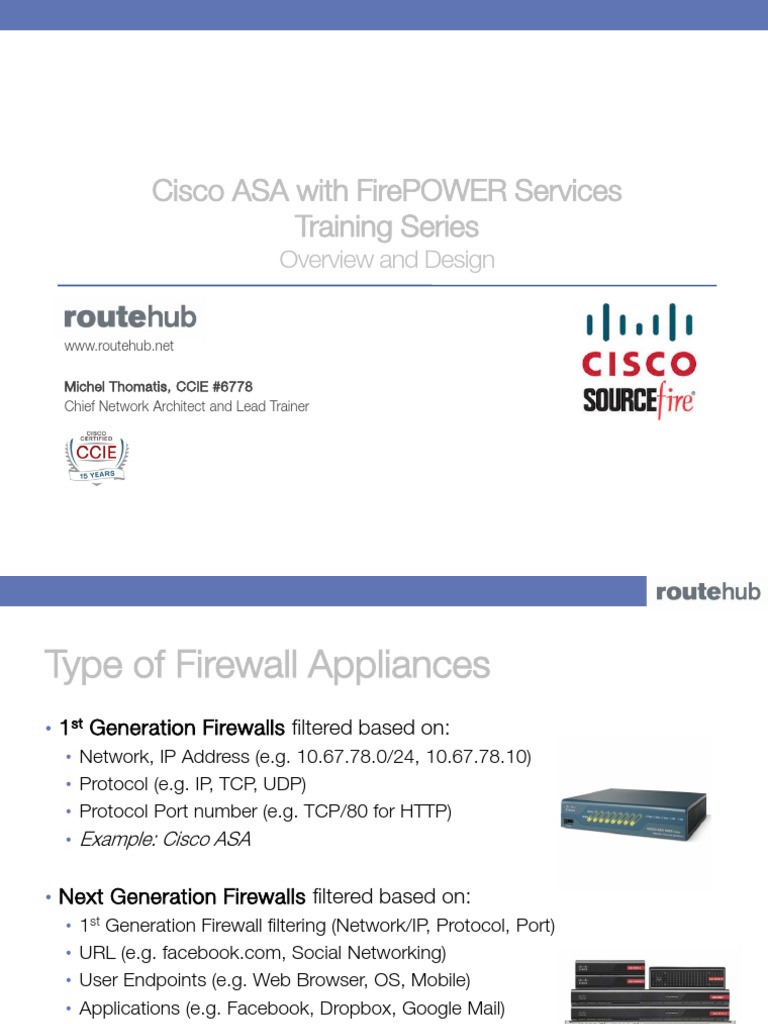 ASA SFR Overview and Design | PDF | Firewall (Computing) | Port ...