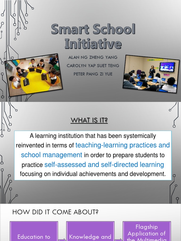 Smart School Initiative Overview | PDF | Information And Communications ...