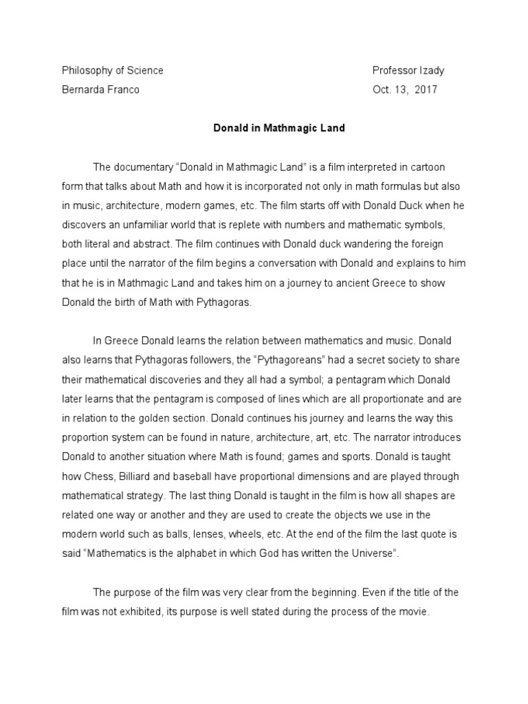 Donald in Mathmagic Land | PDF