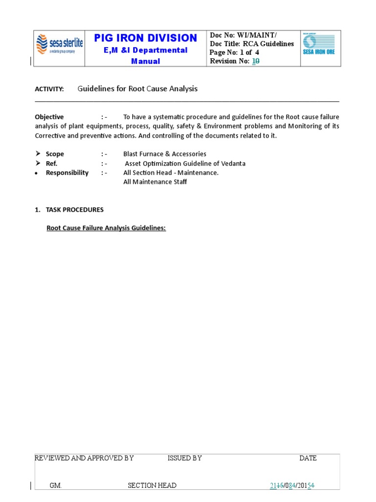 Rca Sop | PDF | Business