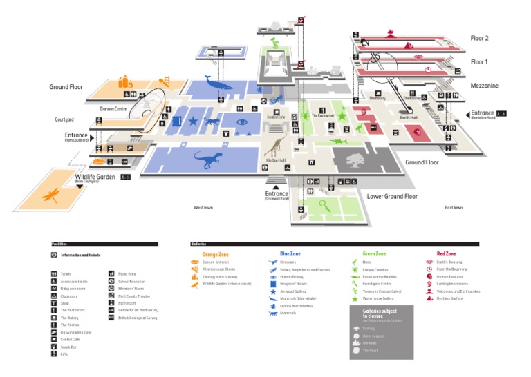 Natural History Museum Map | PDF | Organisms | Nature